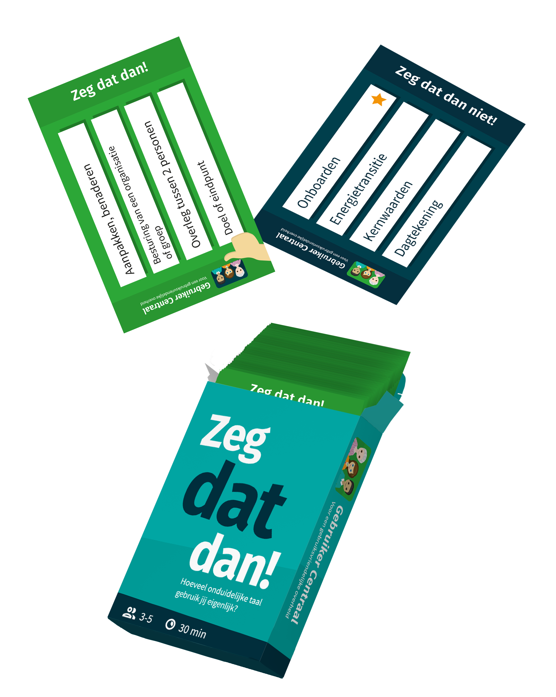 Speel het spel Zeg dat dan! – Gebruiker Centraal